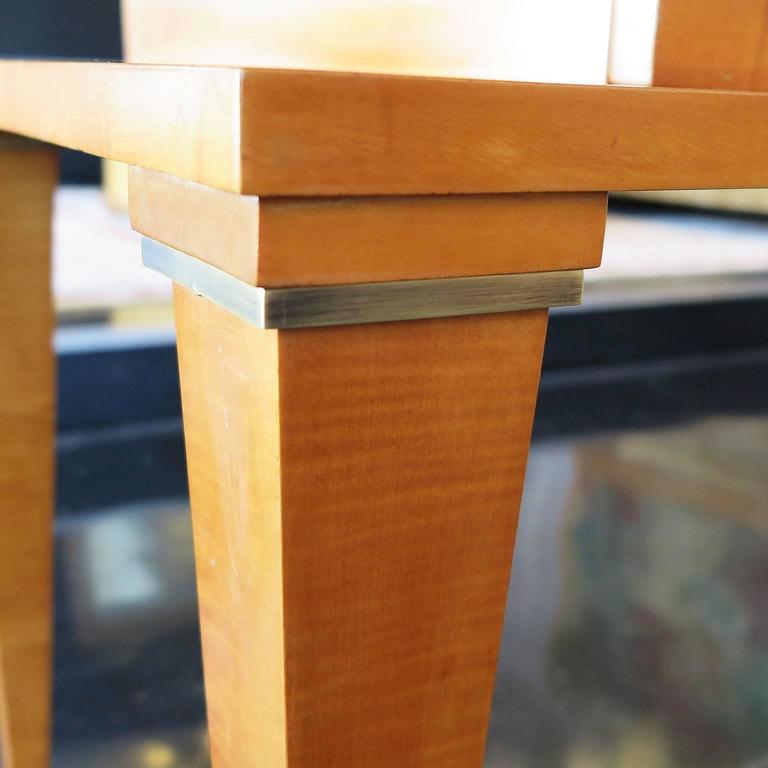 Mid-Century Modern Maple and Cherrywood Desk For Sale at 1stDibs ...