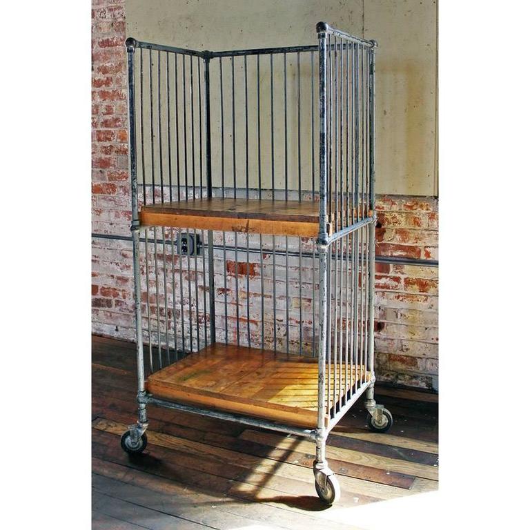 Caged Book Bindery Cart For Sale at 1stDibs