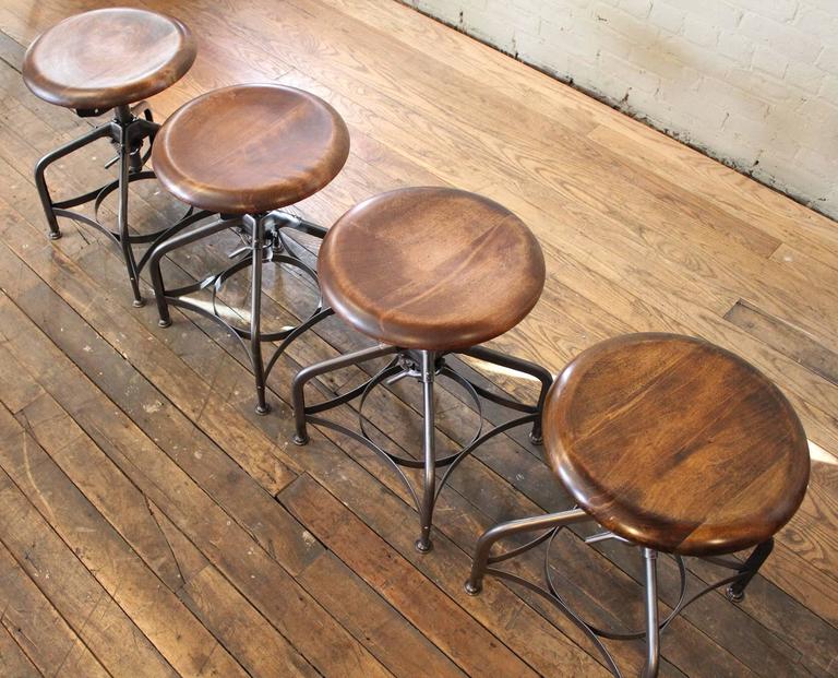 Steampunk Vintage Industrial Adjustable Toledo Wood Metal Factory Shop ...