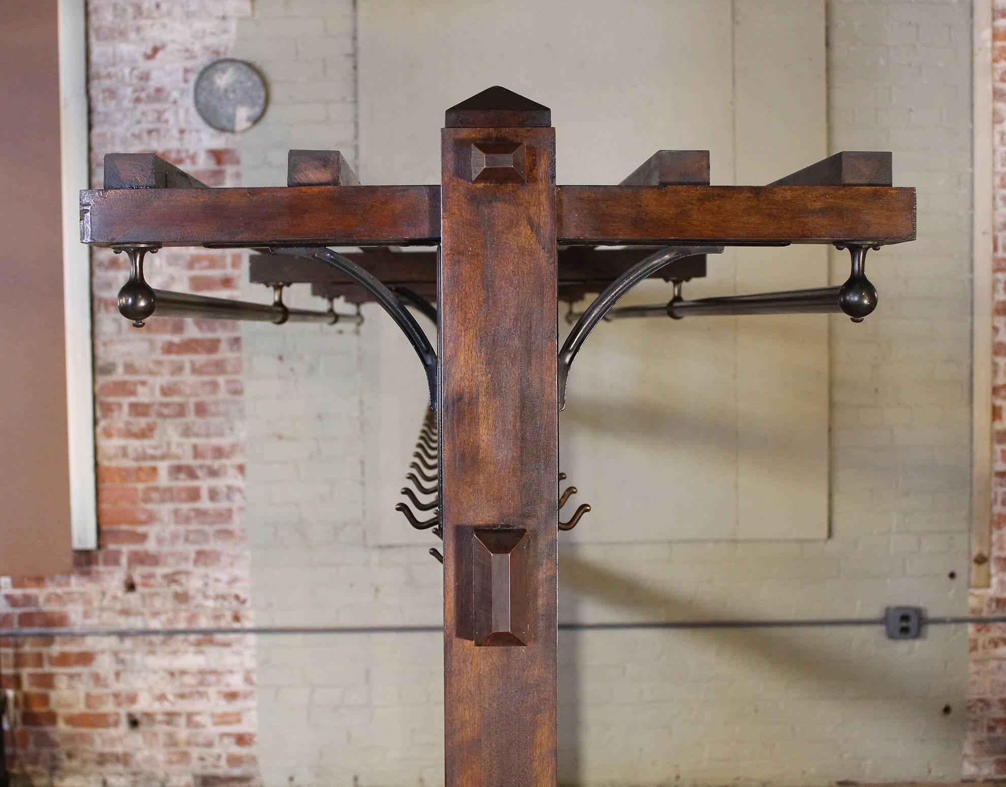 Masonic Temple Mission Style Coat Stand at 1stDibs | mission style coat ...