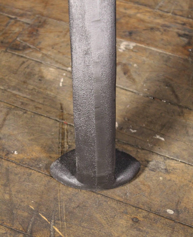 Bespoke Walnut Desk with Cast Iron Legs Industrial Modern Work Custom ...