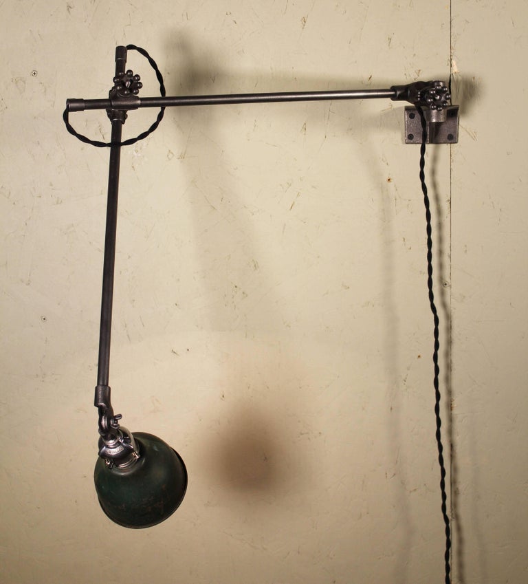 O.C. White Wall Task Lamp, Adjustable Vintage Sconce Light For Sale at ...