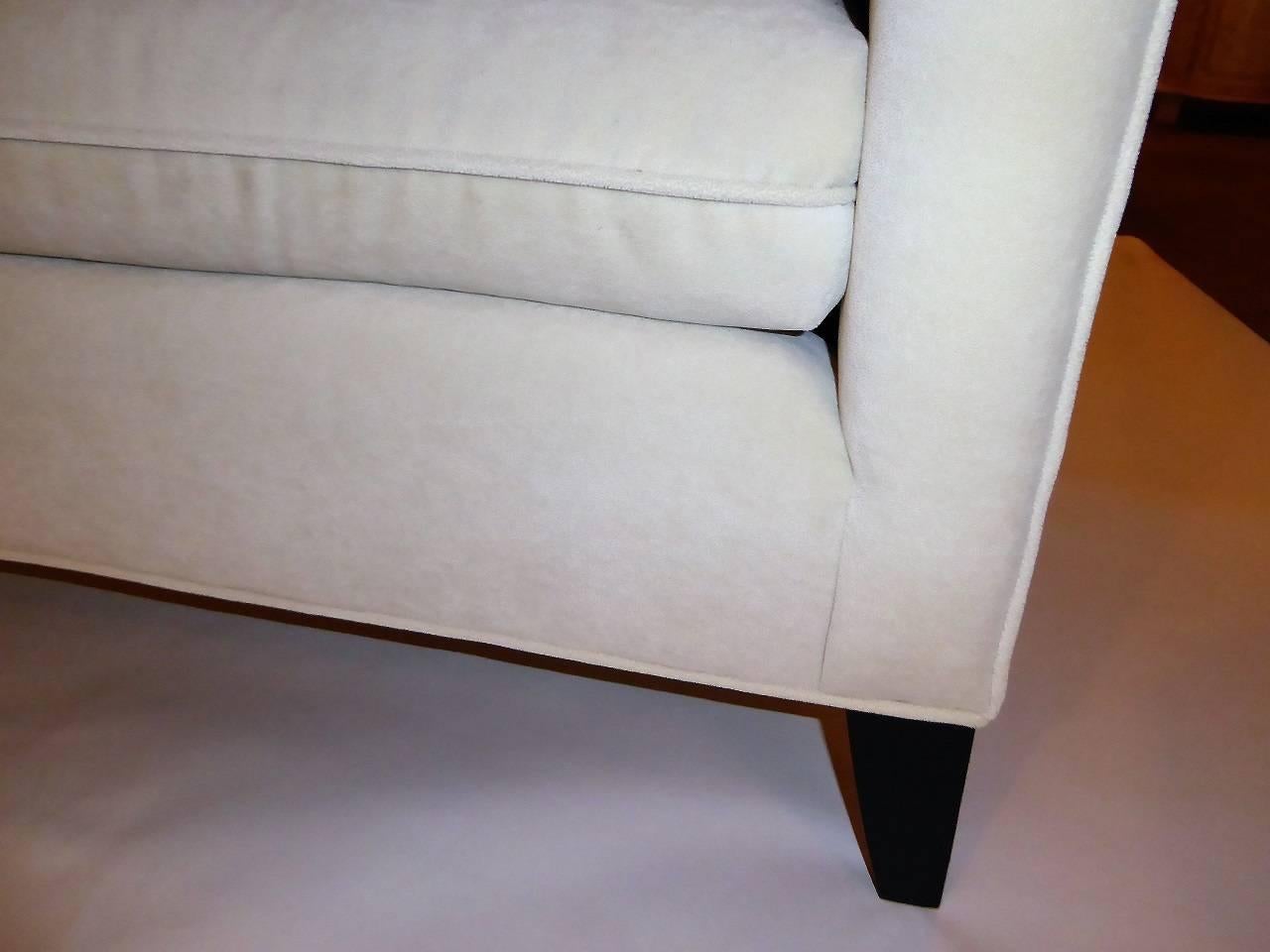 Elegant Modern Three-Seat Alexvale Tuxedo Sofa, 1960s at 1stDibs ...