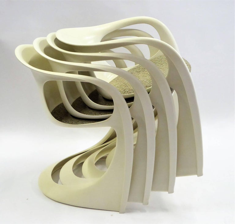 Four Alexander Begge Casalino Chairs, Germany, 1970 at 1stDibs