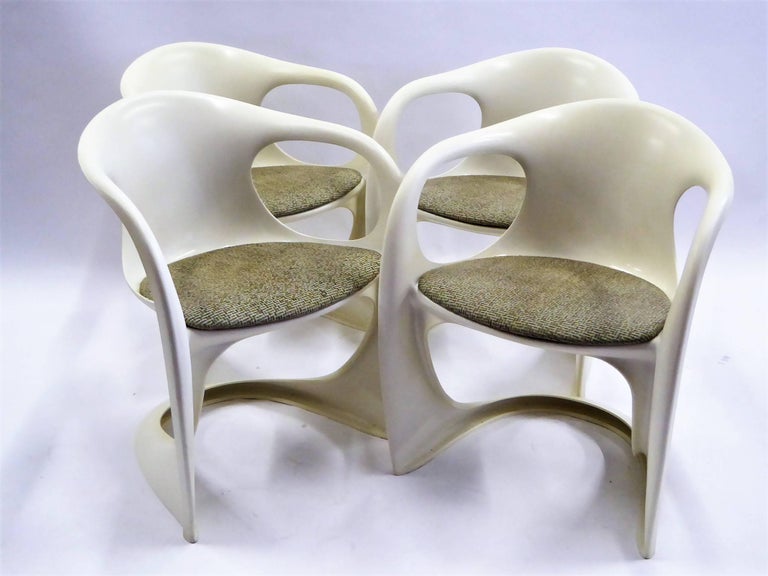Four Alexander Begge Casalino Chairs, Germany, 1970 at 1stDibs