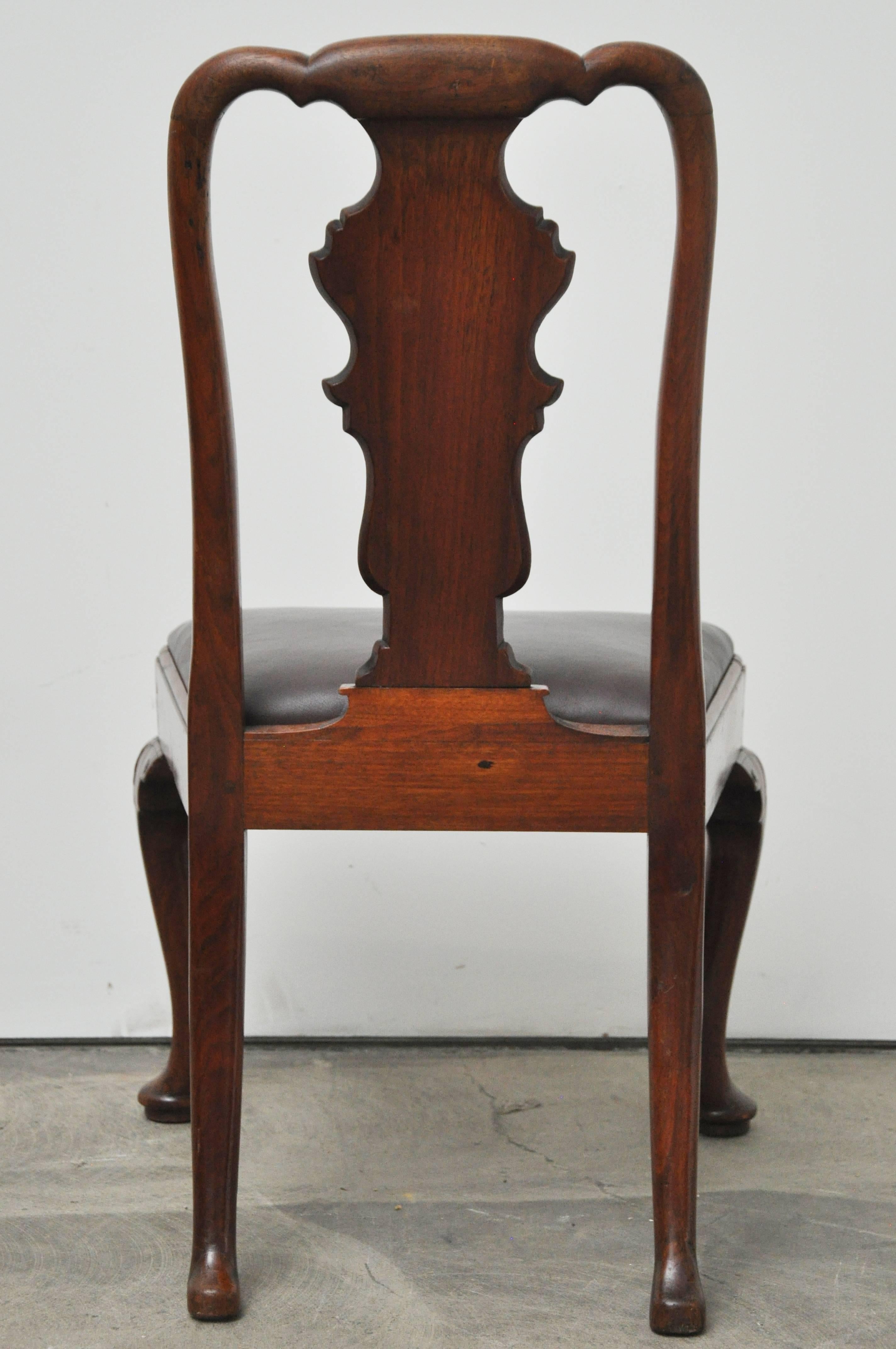 Queen Anne Style Chair For Sale at 1stDibs | queen anne chair, queen ...