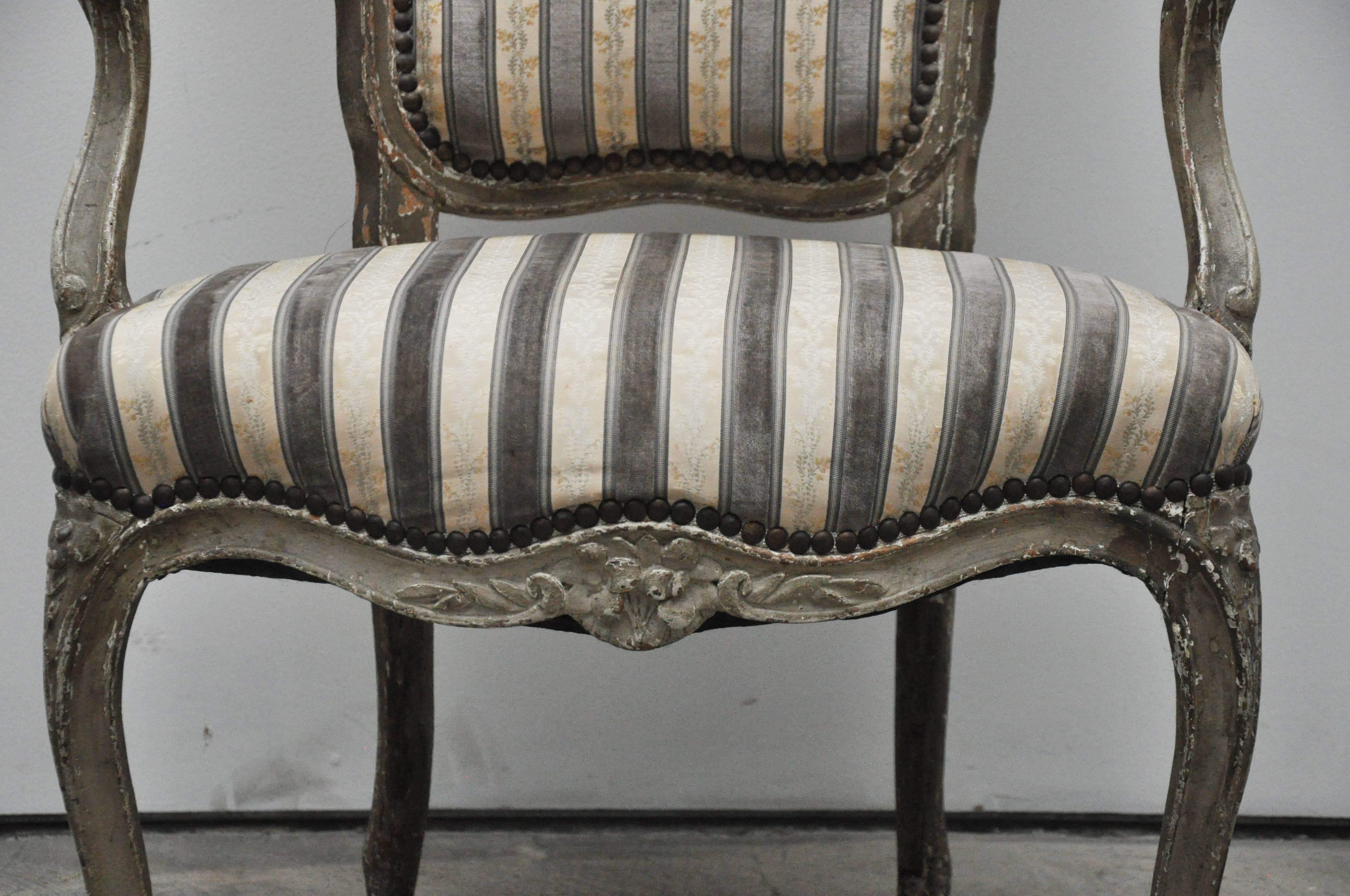 Antique French Louis XV Style Chair For Sale at 1stDibs | antique ...