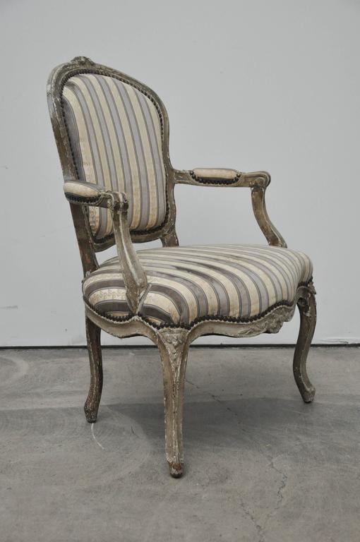 Antique French Louis XV Style Chair For Sale at 1stDibs