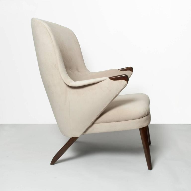 Curved Back Wood Chair