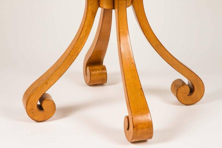 Contemporary Scroll Leg Table For Sale at 1stDibs