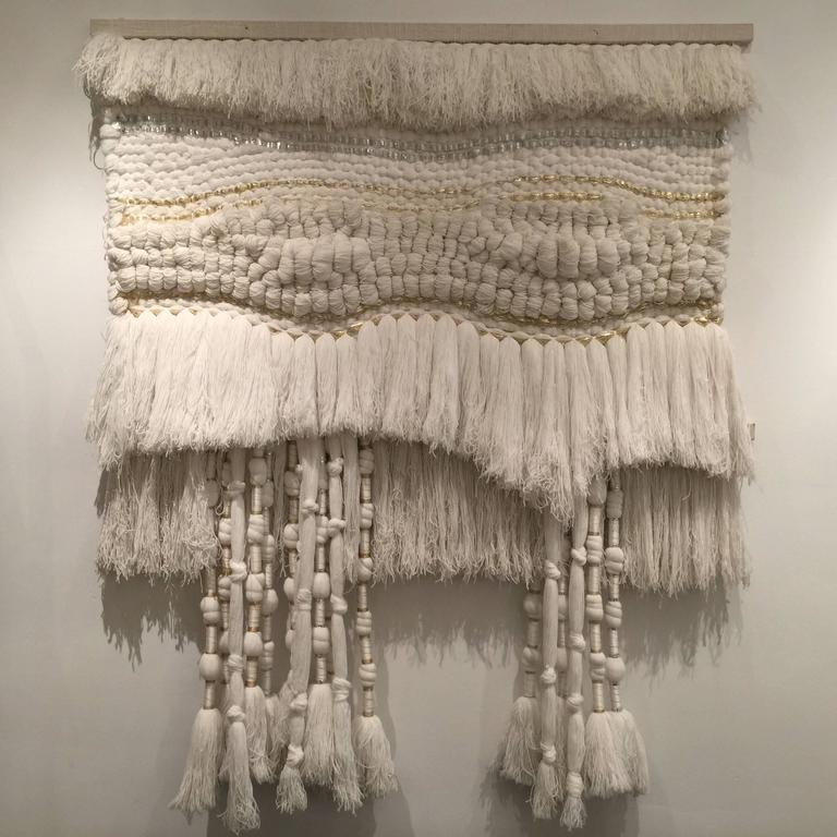 1960s Macrame Fiber Wall Art, Attributed to Jane Knight at 1stDibs
