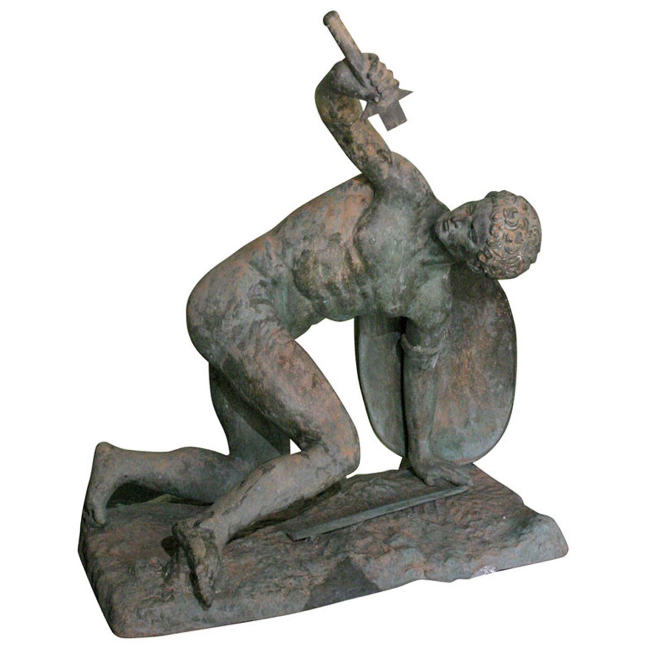 Large Classical Roman Male Nude Warrior Bronze Sculpture At 1stDibs Large Classical Roman Male Nude Warrior Bronze Sculpture At 1stDibs