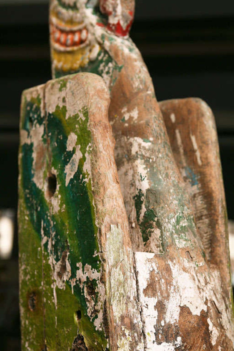 Antique Carved and Decorated Ship's Figurehead For Sale at 1stDibs