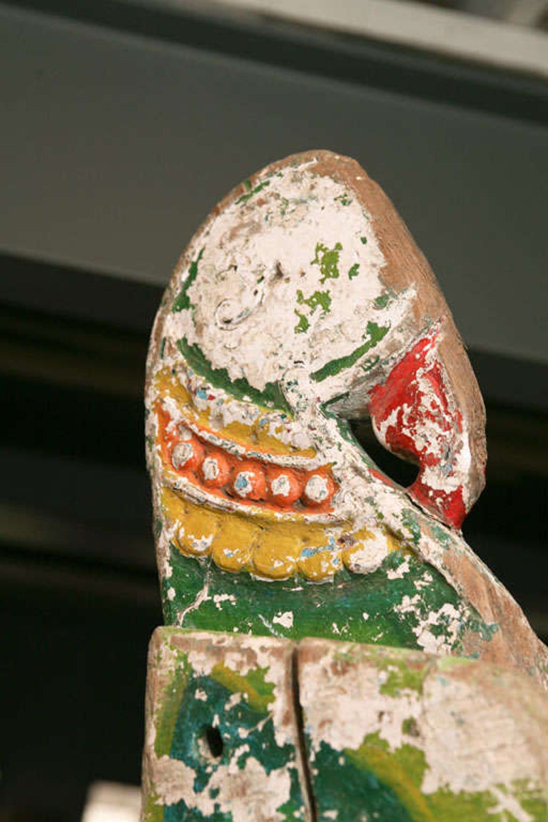 Antique Carved and Decorated Ship's Figurehead For Sale at 1stDibs