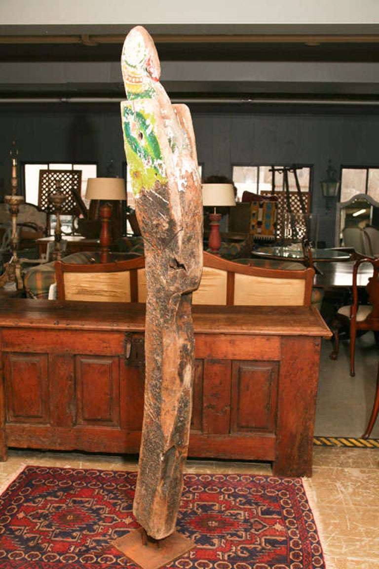 Antique Carved and Decorated Ship's Figurehead For Sale at 1stDibs