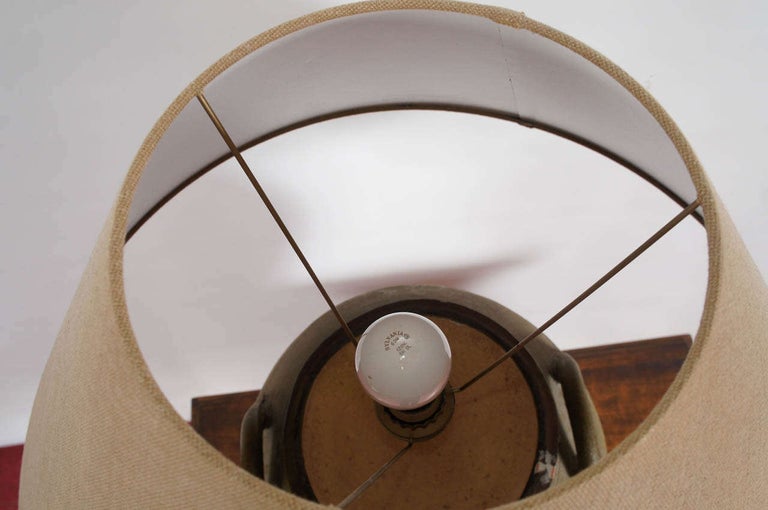 Rustic Chinese Earthen Ware Pottery Lamp at 1stDibs | rustic pottery ...