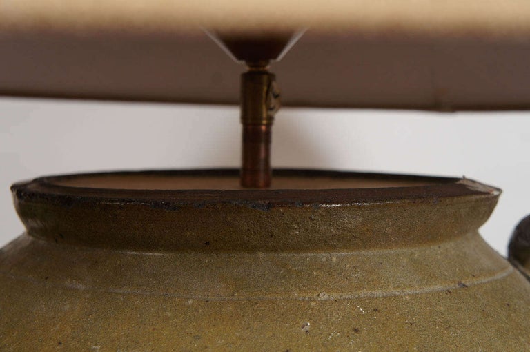 Rustic Chinese Earthen Ware Pottery Lamp at 1stDibs | rustic pottery ...