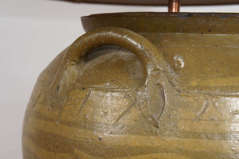Rustic Chinese Earthen Ware Pottery Lamp at 1stDibs | rustic pottery ...