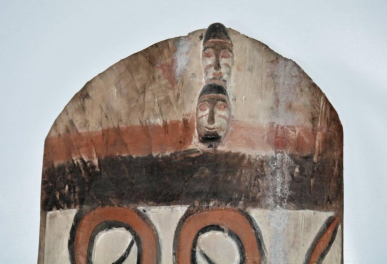 Early 20th Century Large Tribal Shield For Sale at 1stDibs