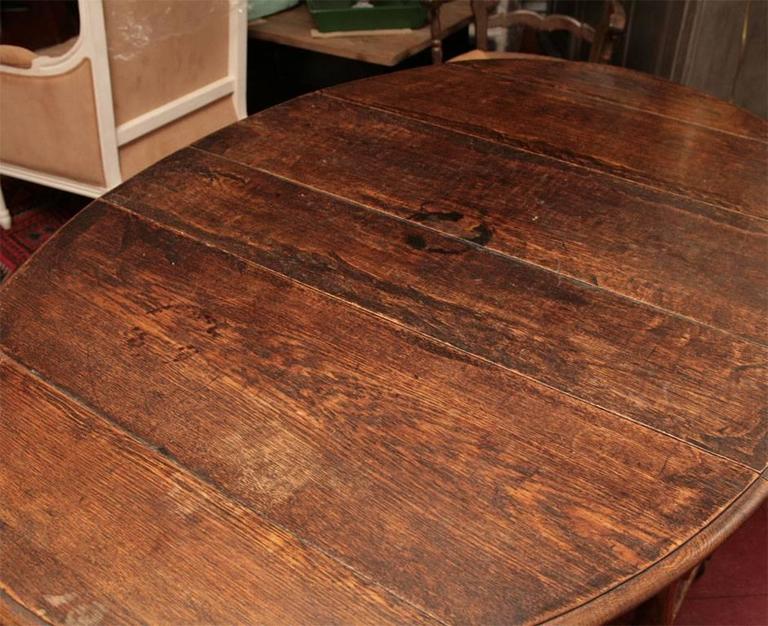 English Oak Gateleg Dining Table at 1stDibs | gate leg dining table ...