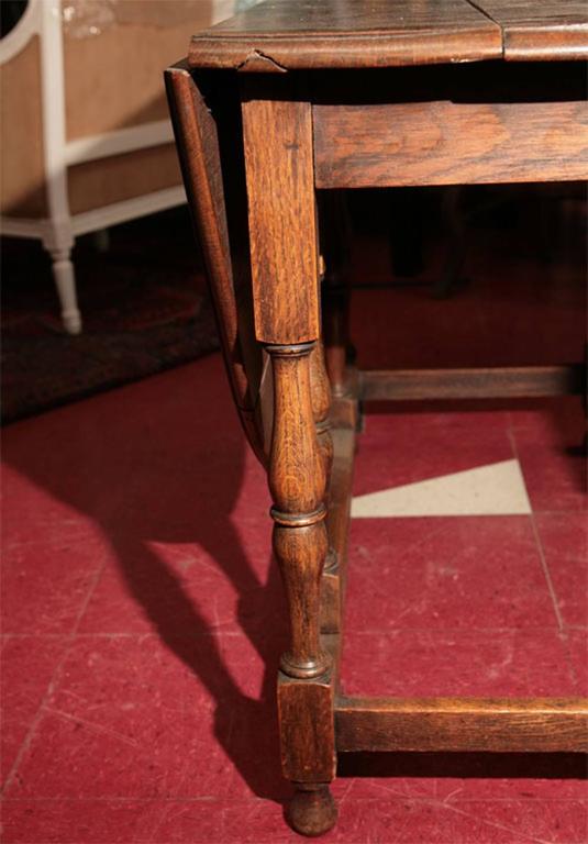English Oak Gateleg Dining Table at 1stDibs | gate leg dining table ...