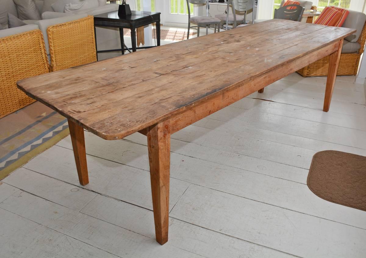 Antique American Country Harvest Table at 1stDibs | antique harvest ...