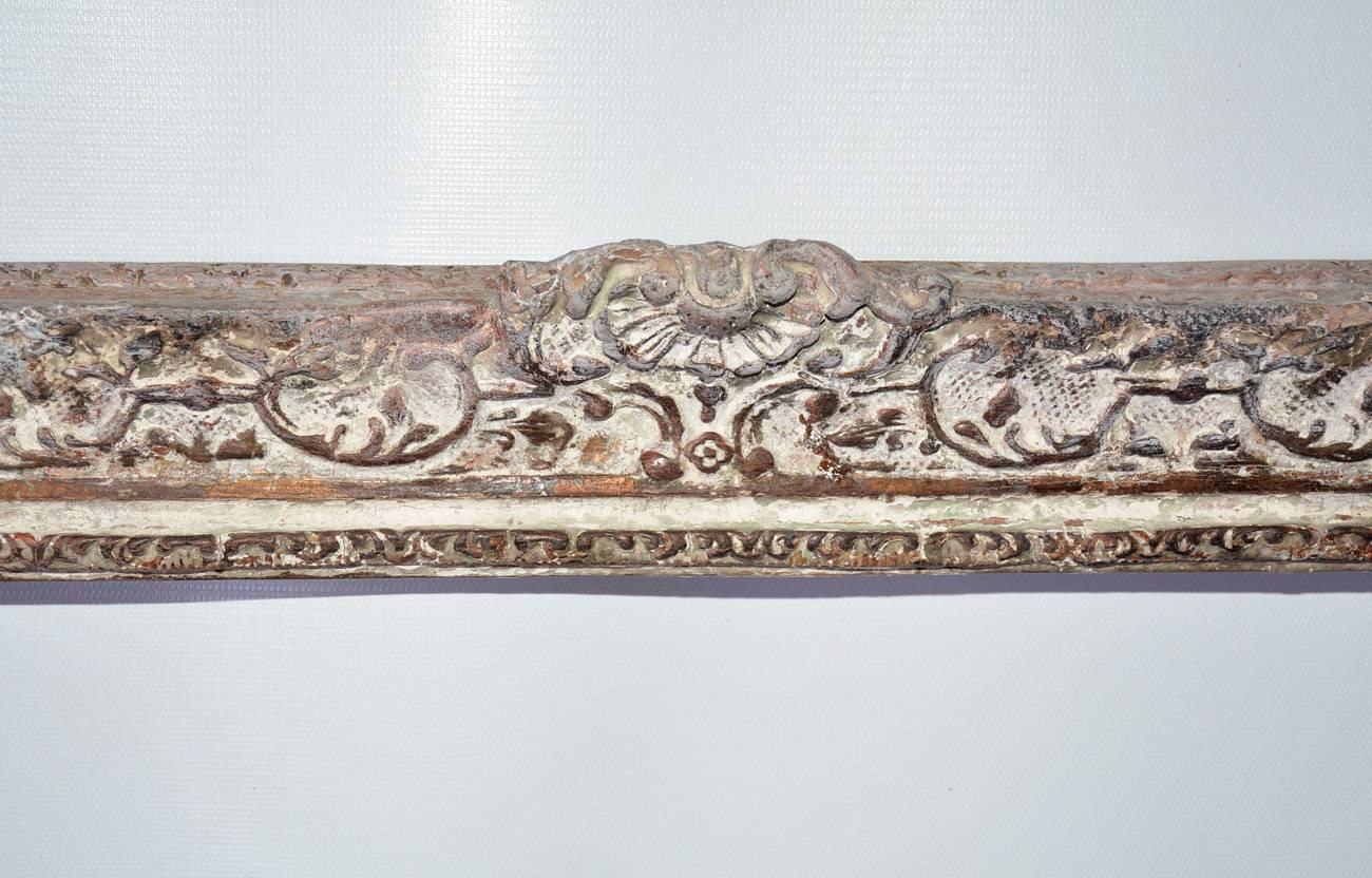 Vintage Rococo-Style Picture Frame with Whitewash at 1stDibs | rococo ...