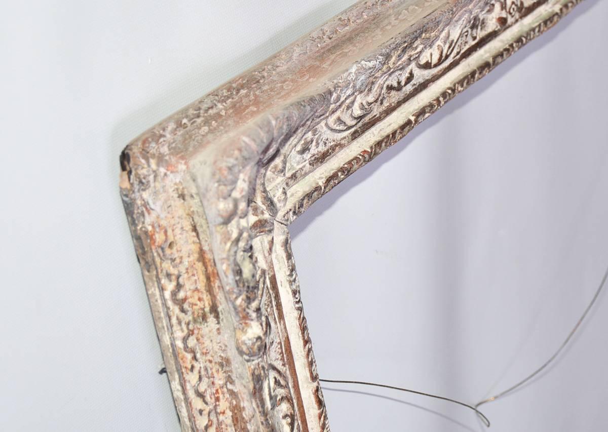 Vintage Rococo-Style Picture Frame with Whitewash at 1stDibs | rococo ...