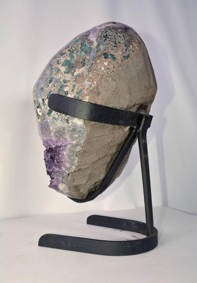 Impressive Amethyst Geode Sculpture For Sale at 1stDibs