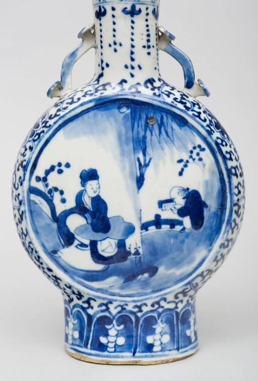 Pair of Chinese Moon Flasks at 1stDibs