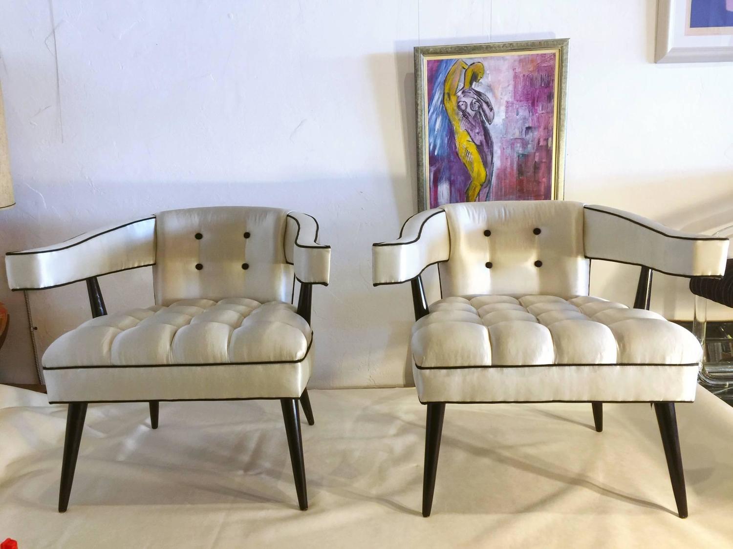 William “Billy” Haines Antiques Hollywood Regency Lounge Chairs For ...
