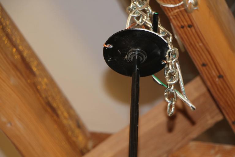 Spectacular David Weeks Bullet Ceiling Fixture or Chandelier with Eight ...