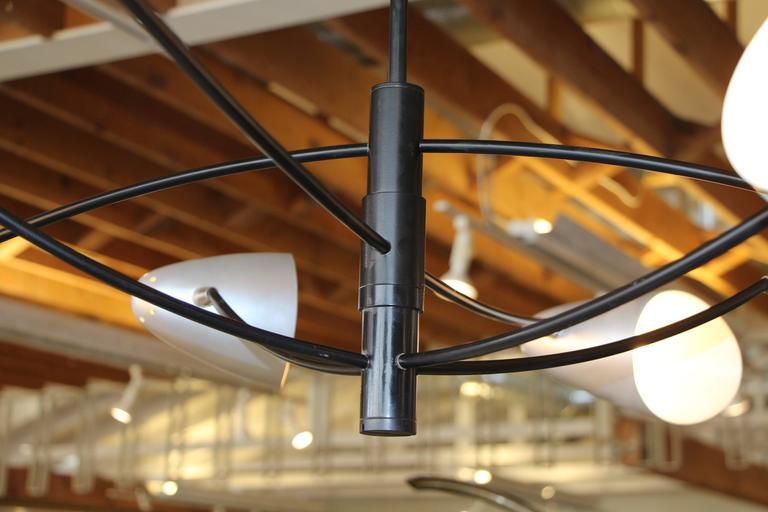 Spectacular David Weeks Bullet Ceiling Fixture or Chandelier with Eight ...