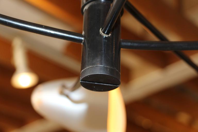 Spectacular David Weeks Bullet Ceiling Fixture or Chandelier with Eight ...