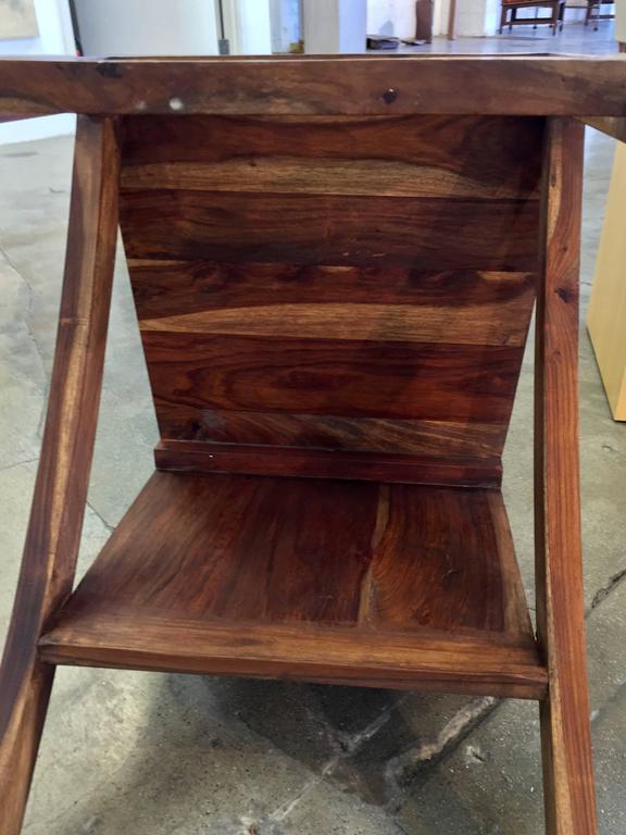 Set of Four Sculptural Exotic Wood Handmade Chairs at 1stDibs | hand ...