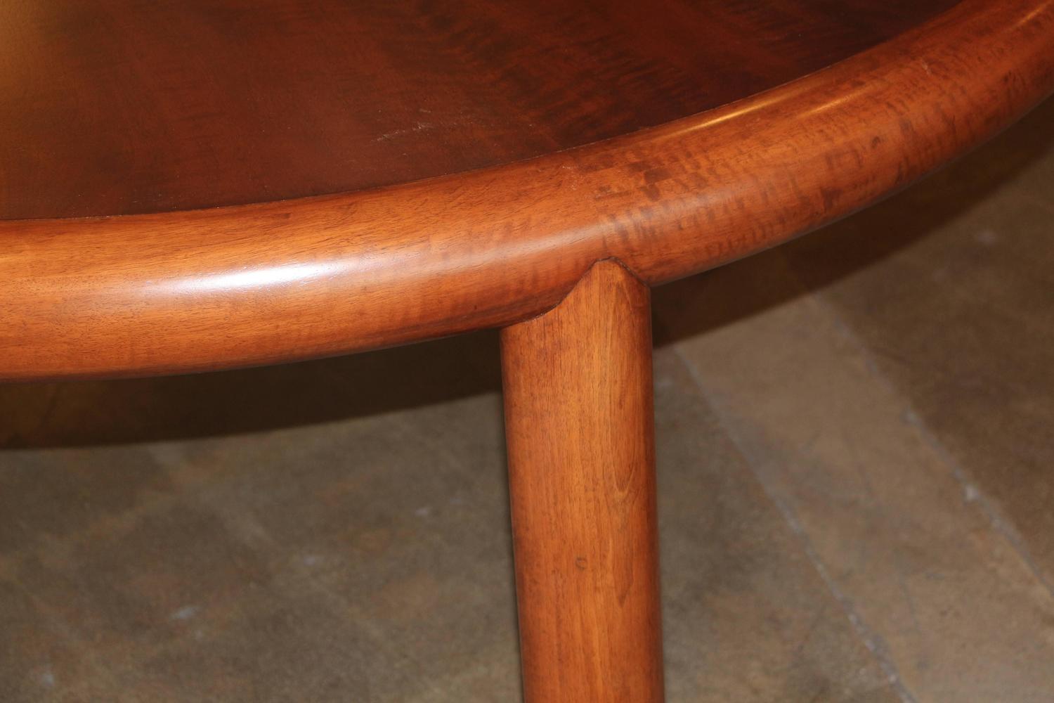 Rare Tonelli and Broggi, Italian Mid-Century Three-Legged Dining Table ...