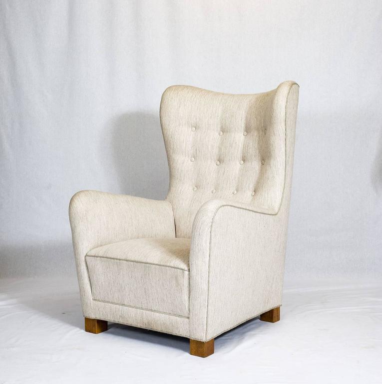 Fritz Hansen High Back Lounge Chair at 1stDibs