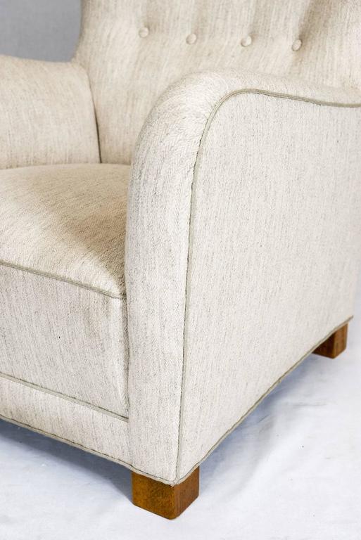 Fritz Hansen High Back Lounge Chair at 1stDibs