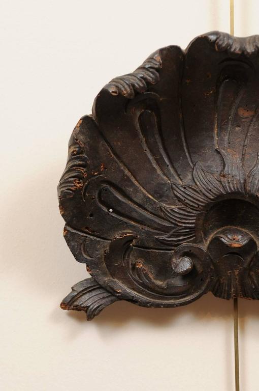 18th Century French Architectural Element / Shell Carving For Sale at ...