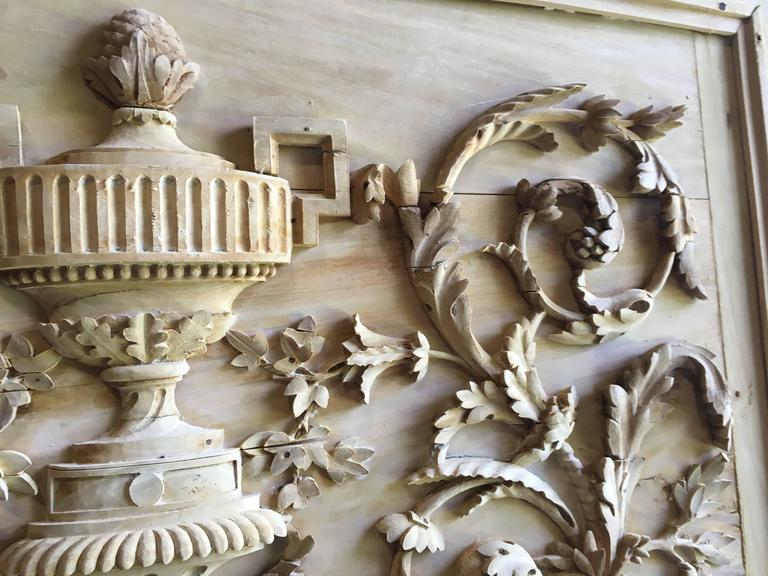 Louis XVI Period Carved Trophy Panel, 18th Century at 1stDibs