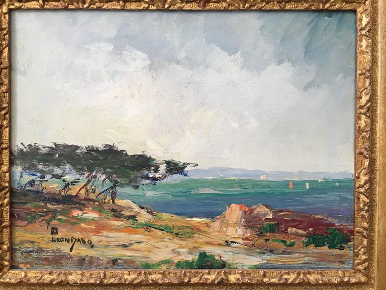 Seascape Painting by Leon Dabo, Undated For Sale at 1stdibs
