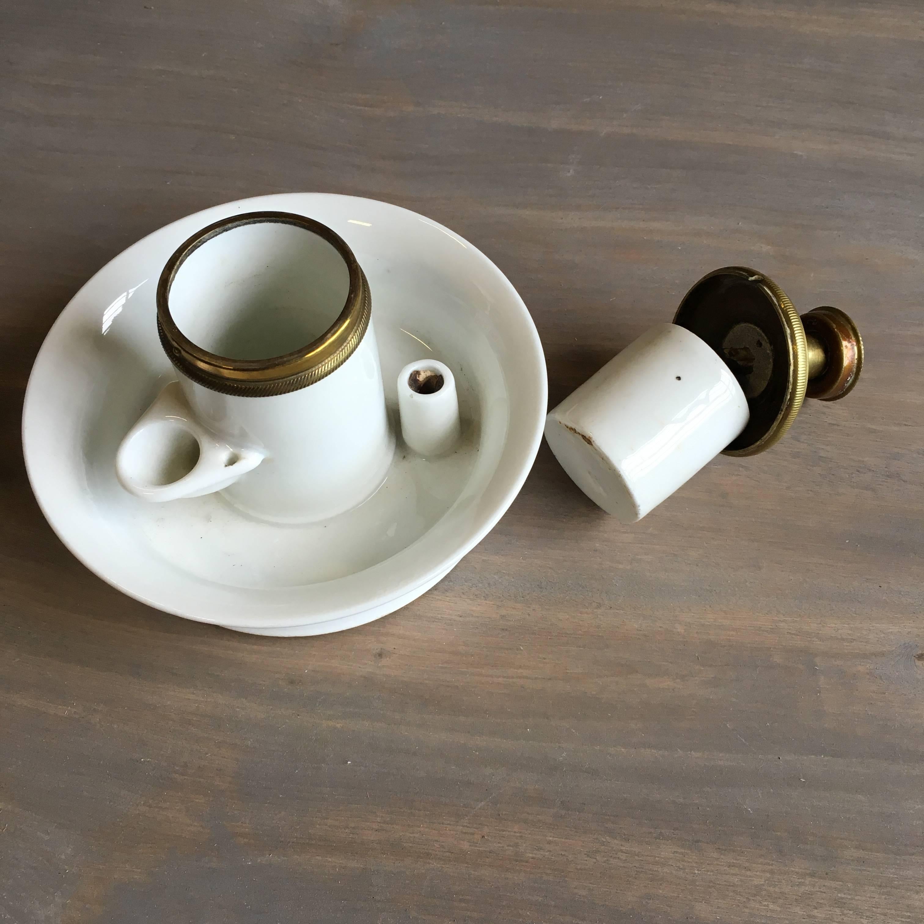 French Empire Porcelain Inkwell For Sale at 1stDibs | inkwell for sale ...