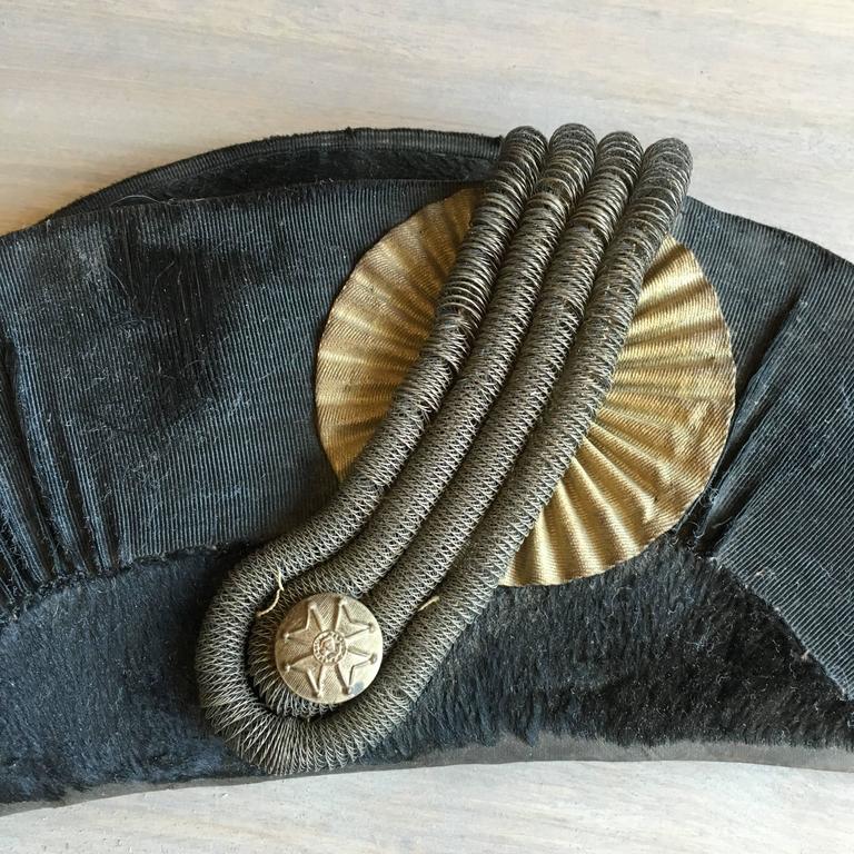 French Naval Officer Cap, circa 1800 at 1stDibs