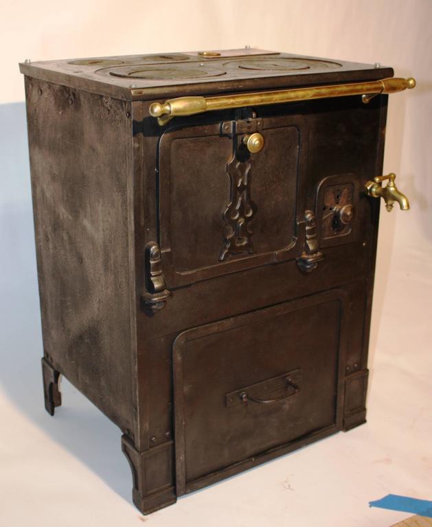19th Century Small Cast Iron Stove at 1stDibs