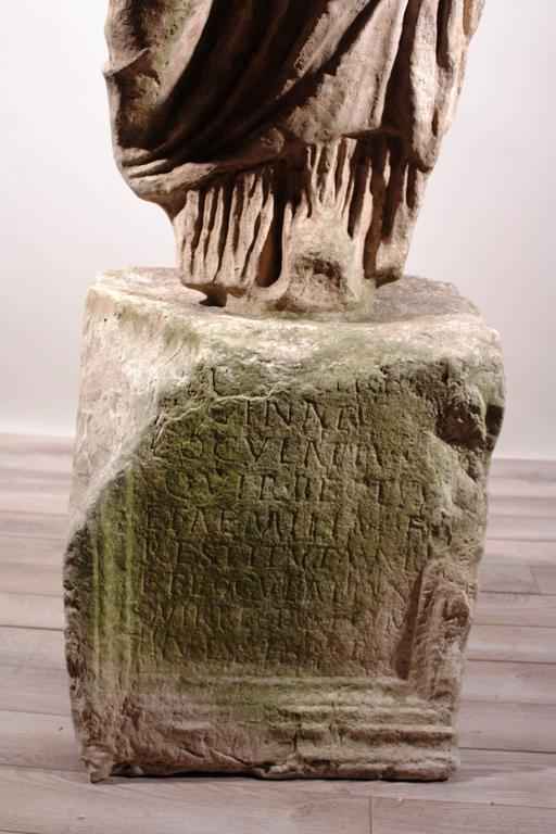 7' Tall Ancient Roman Style Statue, Reproduction at 1stDibs