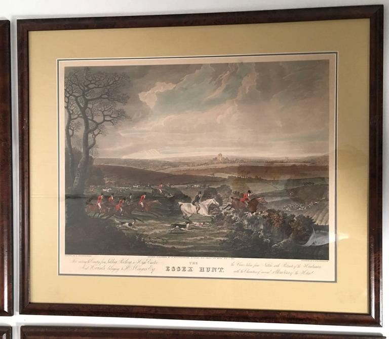 English Fox Hunting Prints of the Essex Hunt at 1stDibs