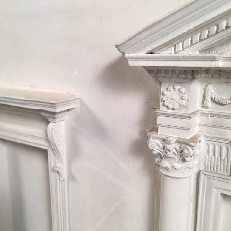 Neoclassical Plaster Architectural Facade Wall Sculpture at 1stDibs