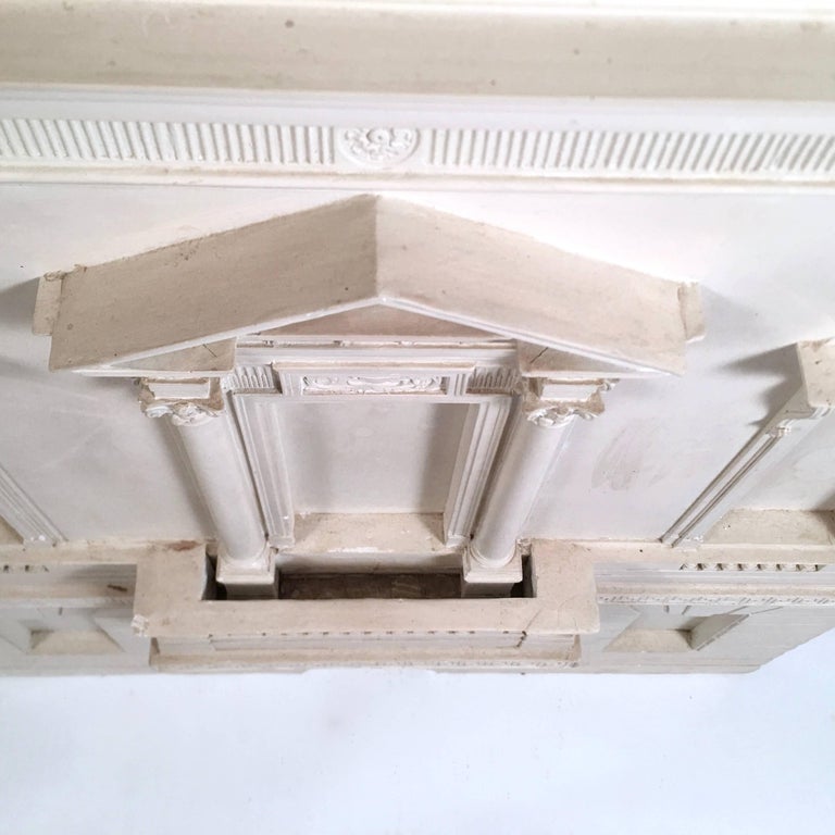 Neoclassical Plaster Architectural Facade Wall Sculpture at 1stDibs