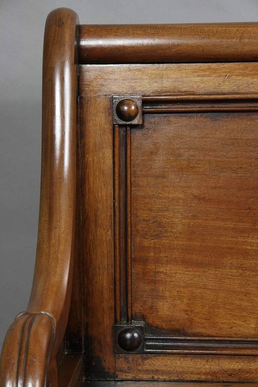 Irish William IV Carved Mahogany Hall Bench at 1stDibs | hall benches ...