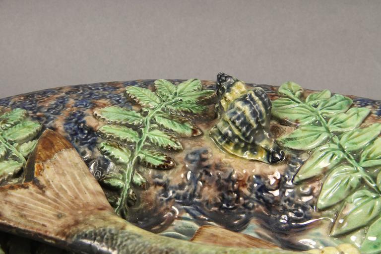 Palissy Ware Fish Platter at 1stDibs